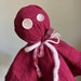 Rusty the Ghost Poppet, Handmade Vintage Fabric Doll, Rustic Halloween ...