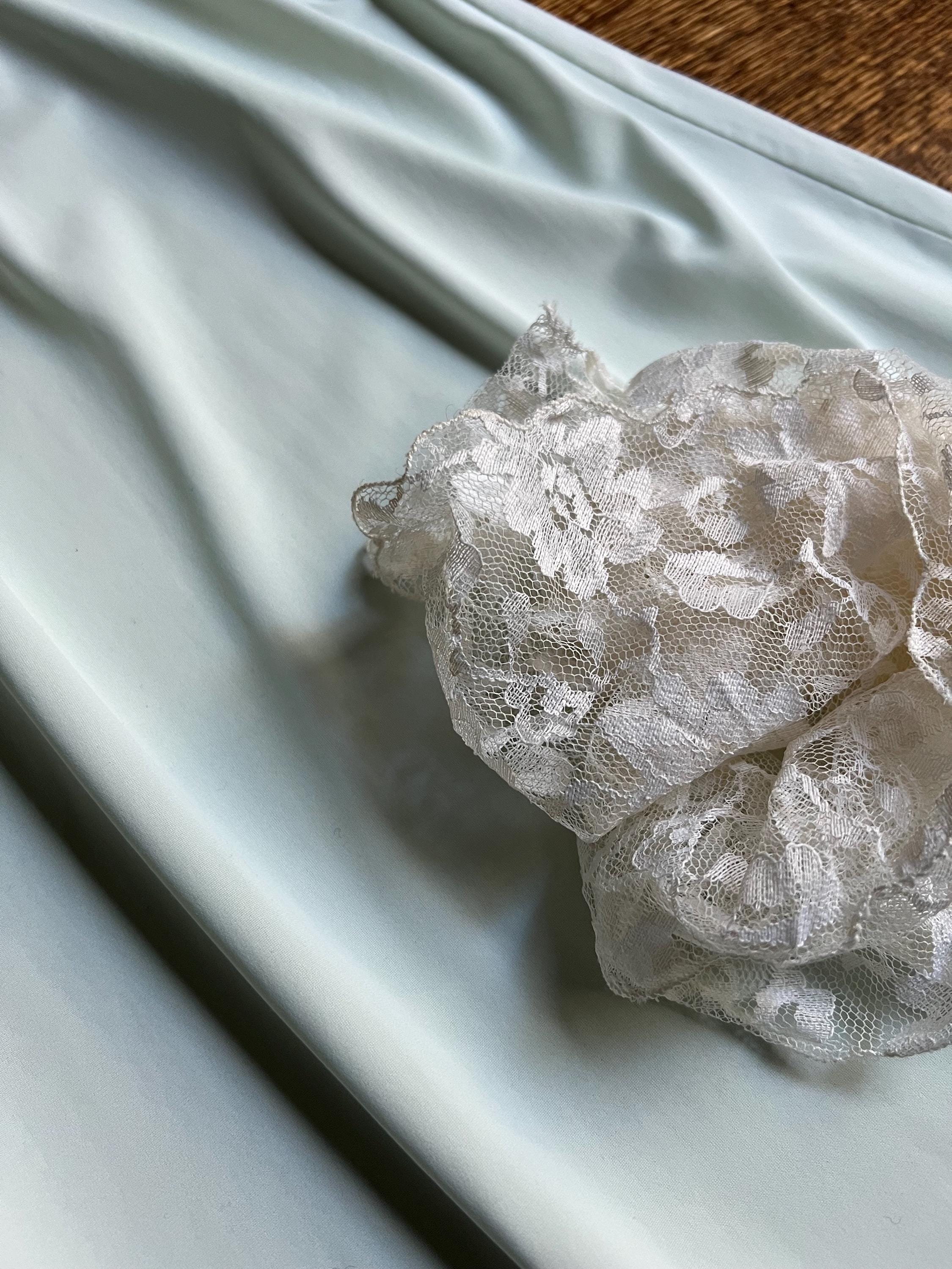 Vintage Posy Nightgown, Granny Style Nightie, Lace and Embroidered ...