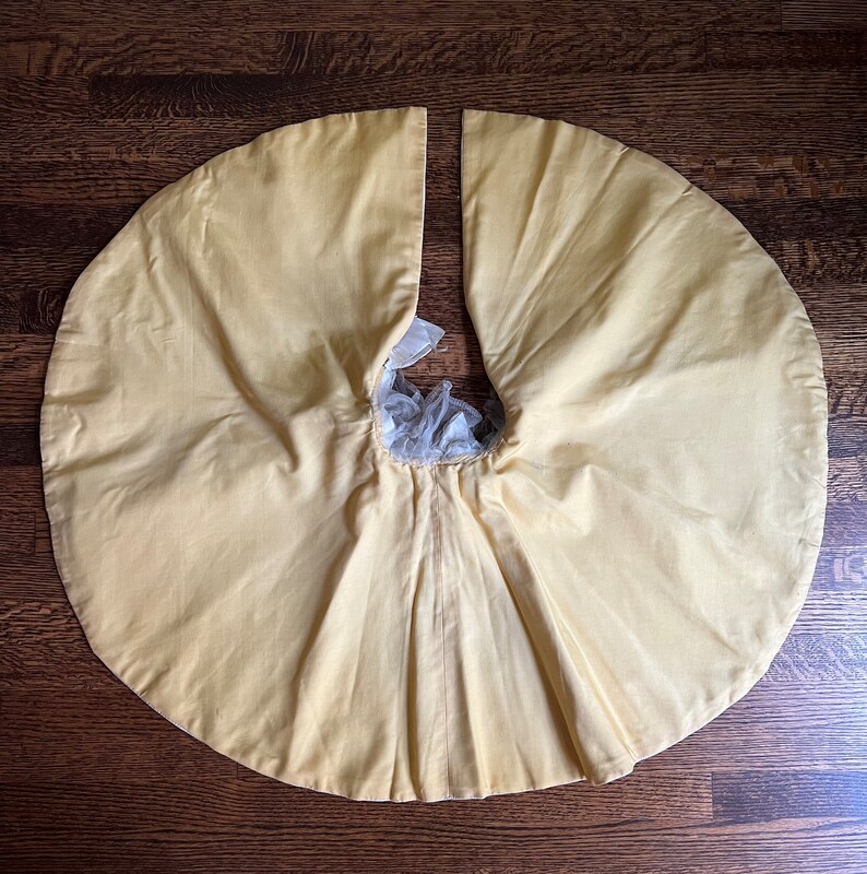 Antique Capelet Ivory and Yellow Cape With Collar Handmade - Etsy