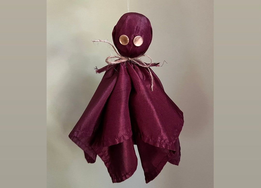 Penny the Ghost Poppet, Handmade Vintage Halloween Decor - Etsy