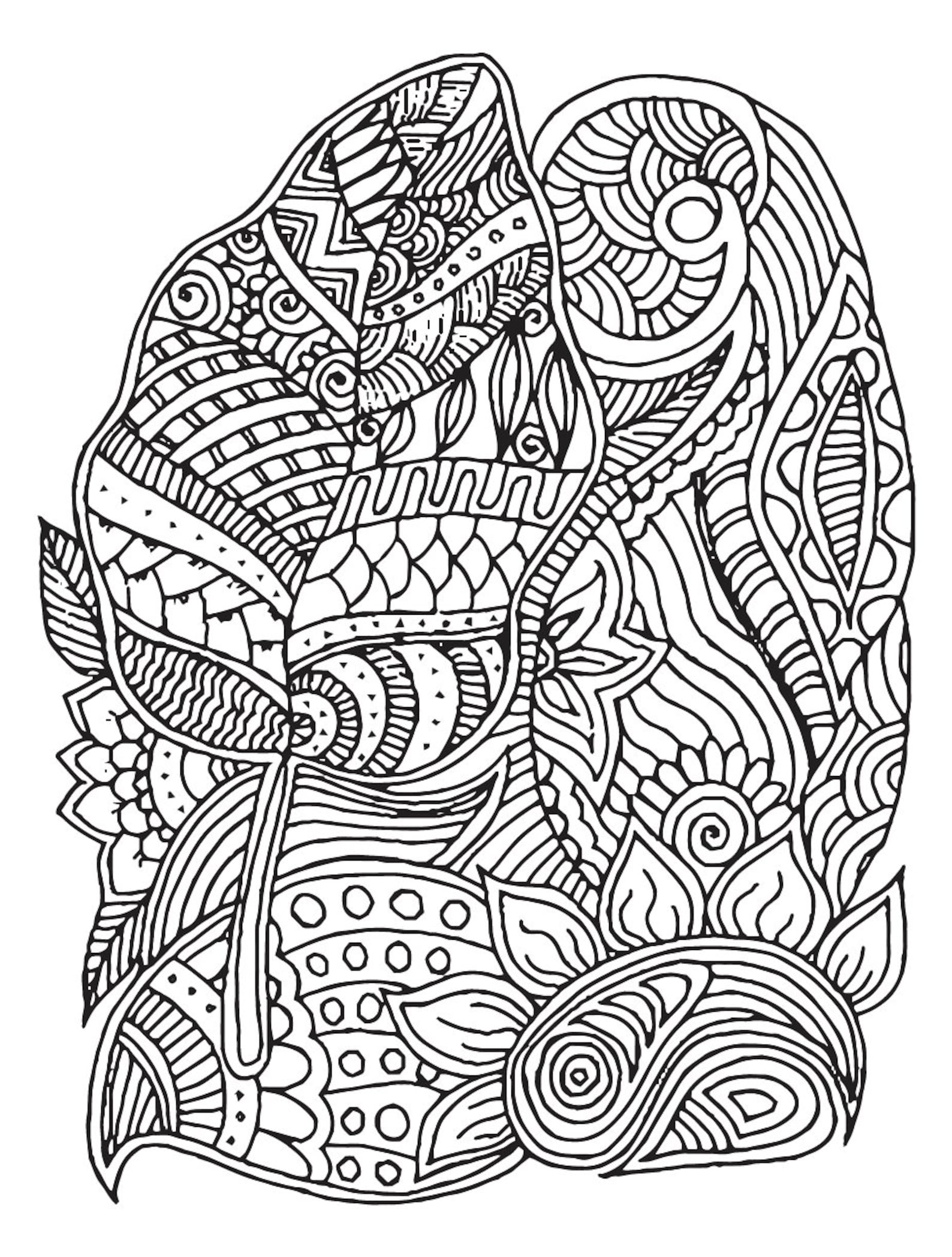 300+ Coloring Pages for Children and Adults - Etsy