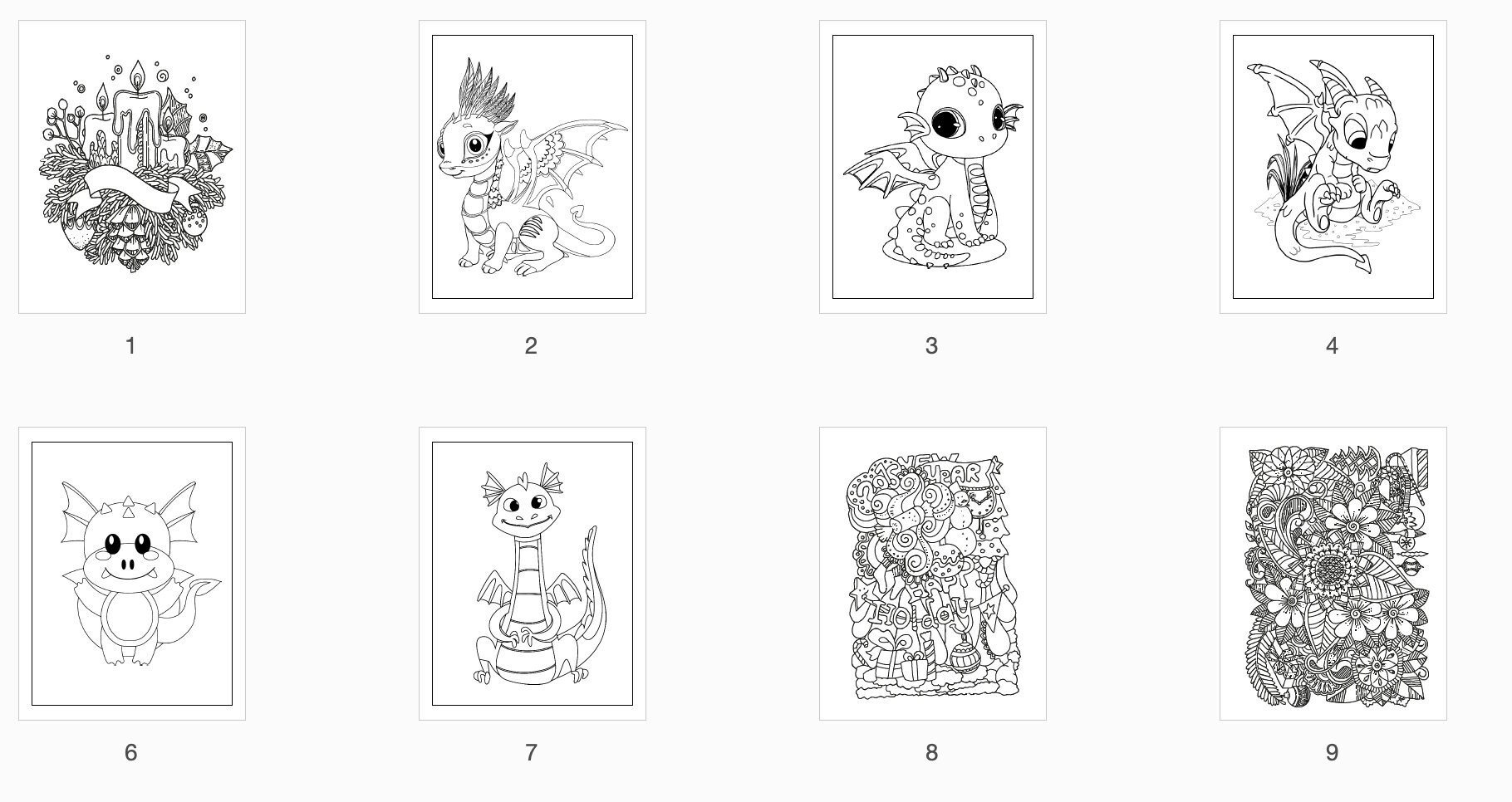 300+ Coloring Pages for Children and Adults - Etsy