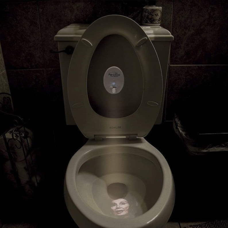Pee-litical Target Toilet Light Projector joe Kamala - Etsy