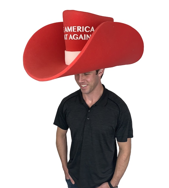 Giant Cowboy make America Great Again Hat - Etsy