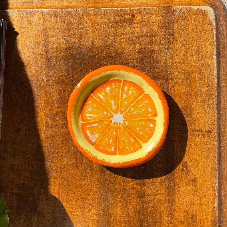 Orange Slice Coaster - Etsy