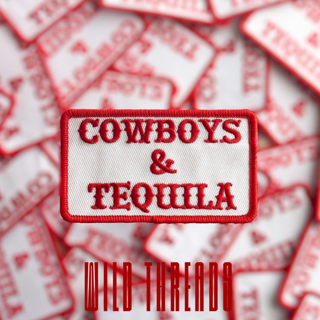 Cowboy Patch, Hat Patch, Trucker Hat Patch, Rodeo Patch, Cowgirl Patch ...