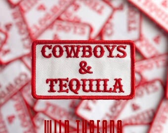 Cowboy Patch, Hat Patch, Trucker Hat Patch, Rodeo Patch, Cowgirl Patch, Western Patch, Trendy ...