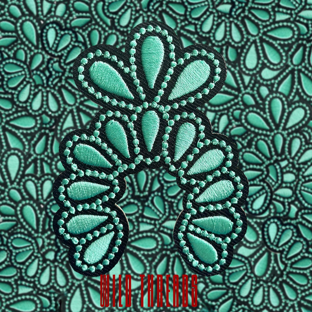 Turquoise Patch, Hat Patch, Trucker Hat Patch,western Patch, Cowgirl ...