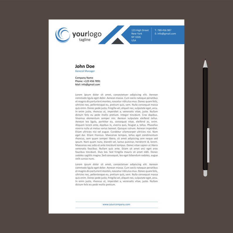 Bundle Package Microsoft Word US Letter and A4 Sizes Business Corporate ...