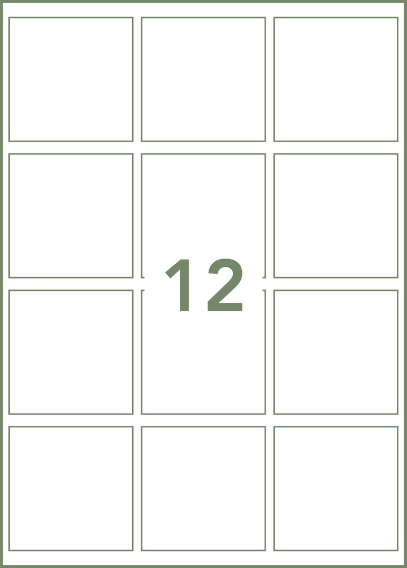 Custom Personalised Square Business Logo | Personalised Sticker ...