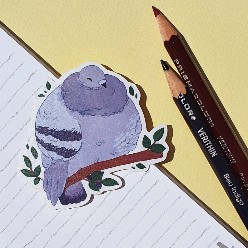 Pigeon Party Sticker Pack - Etsy