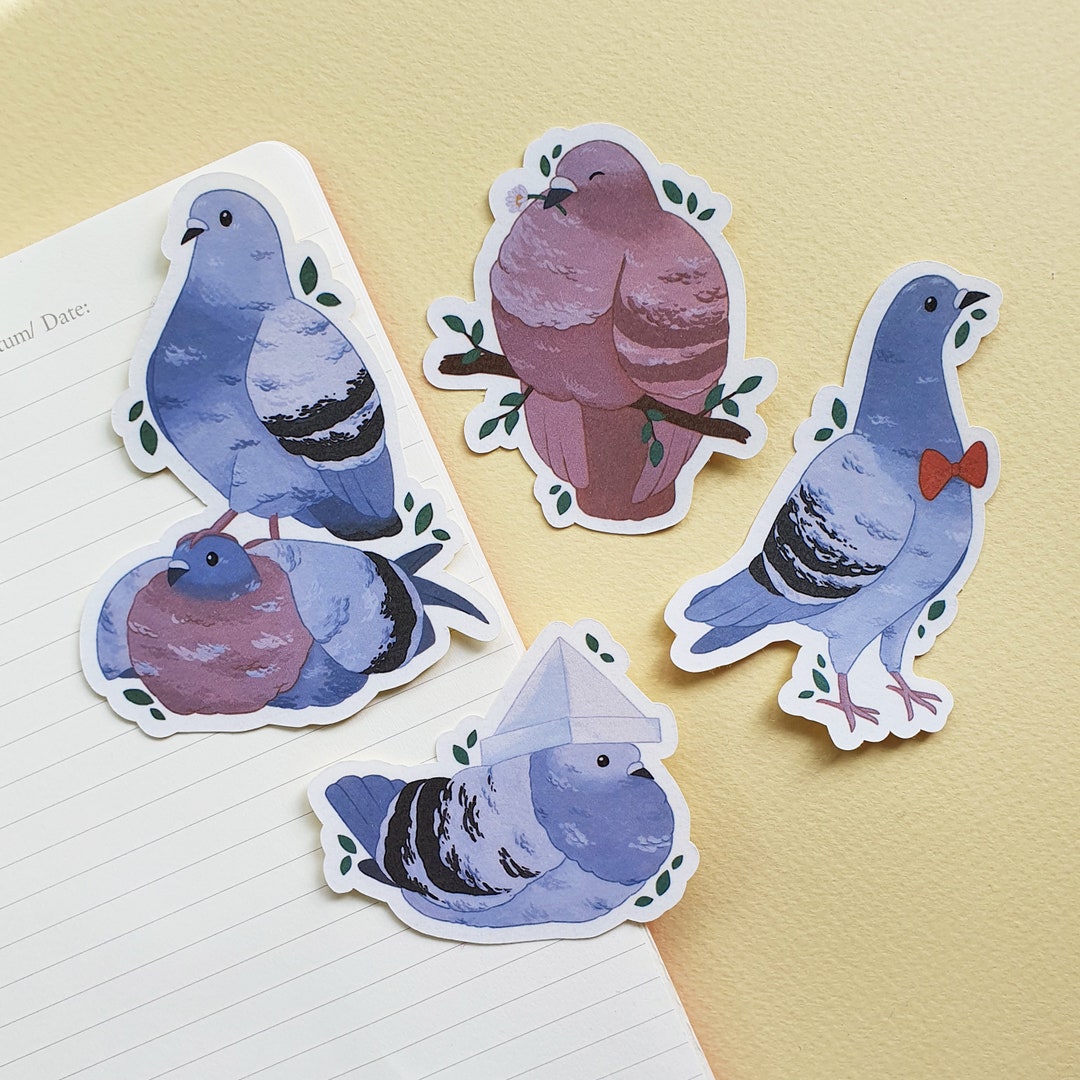 Pigeon VIP Party Sticker Pack - Etsy