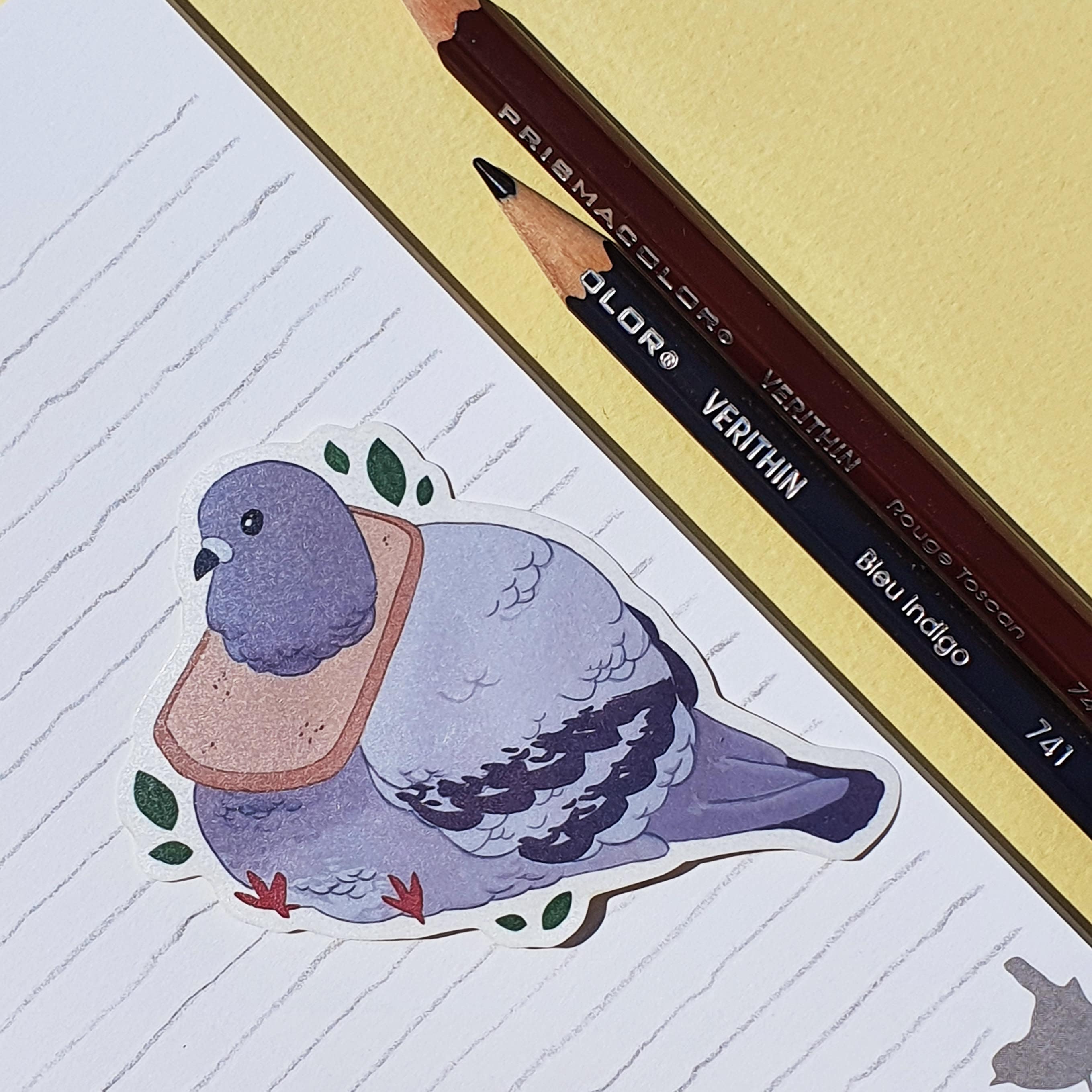 Pigeon Party Sticker Pack | Etsy UK