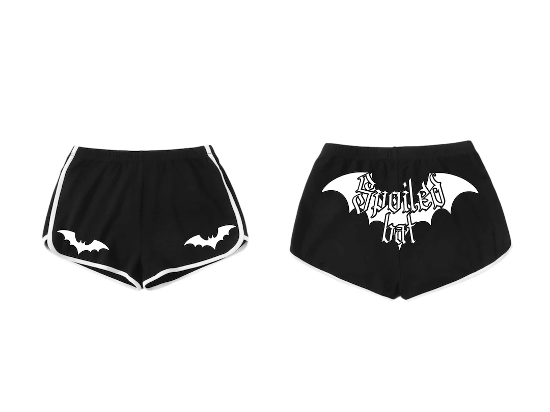 Spoiled Bat Shorts | Shorts | Brat | Spooky | Bats | Gym Shorts ...