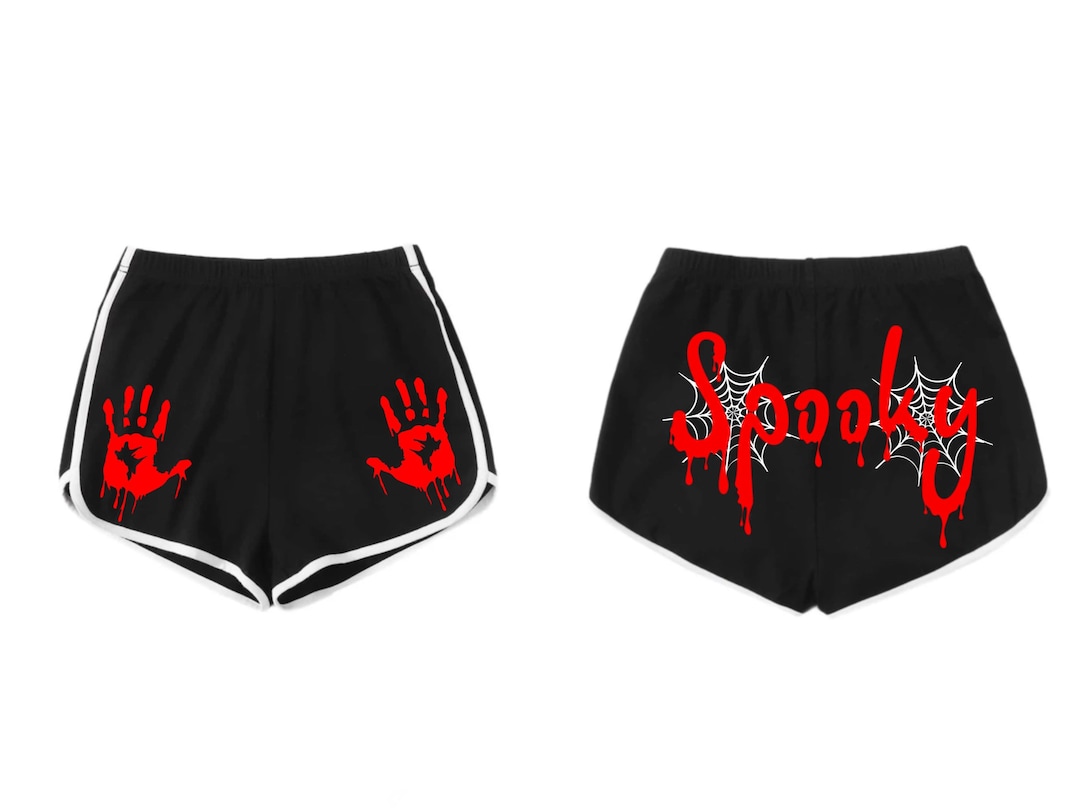 Spooky Halloween Shorts | Booty | Gym Shorts | Workout | Running ...