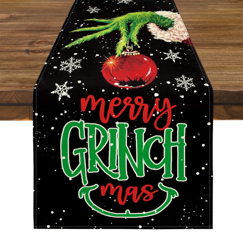 Grinch Tablecloth - Etsy