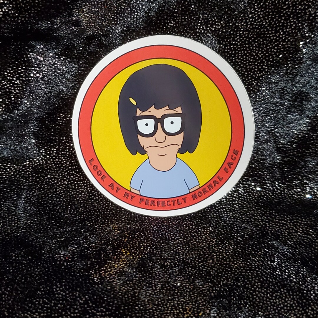 Normal Face Sticker - Etsy
