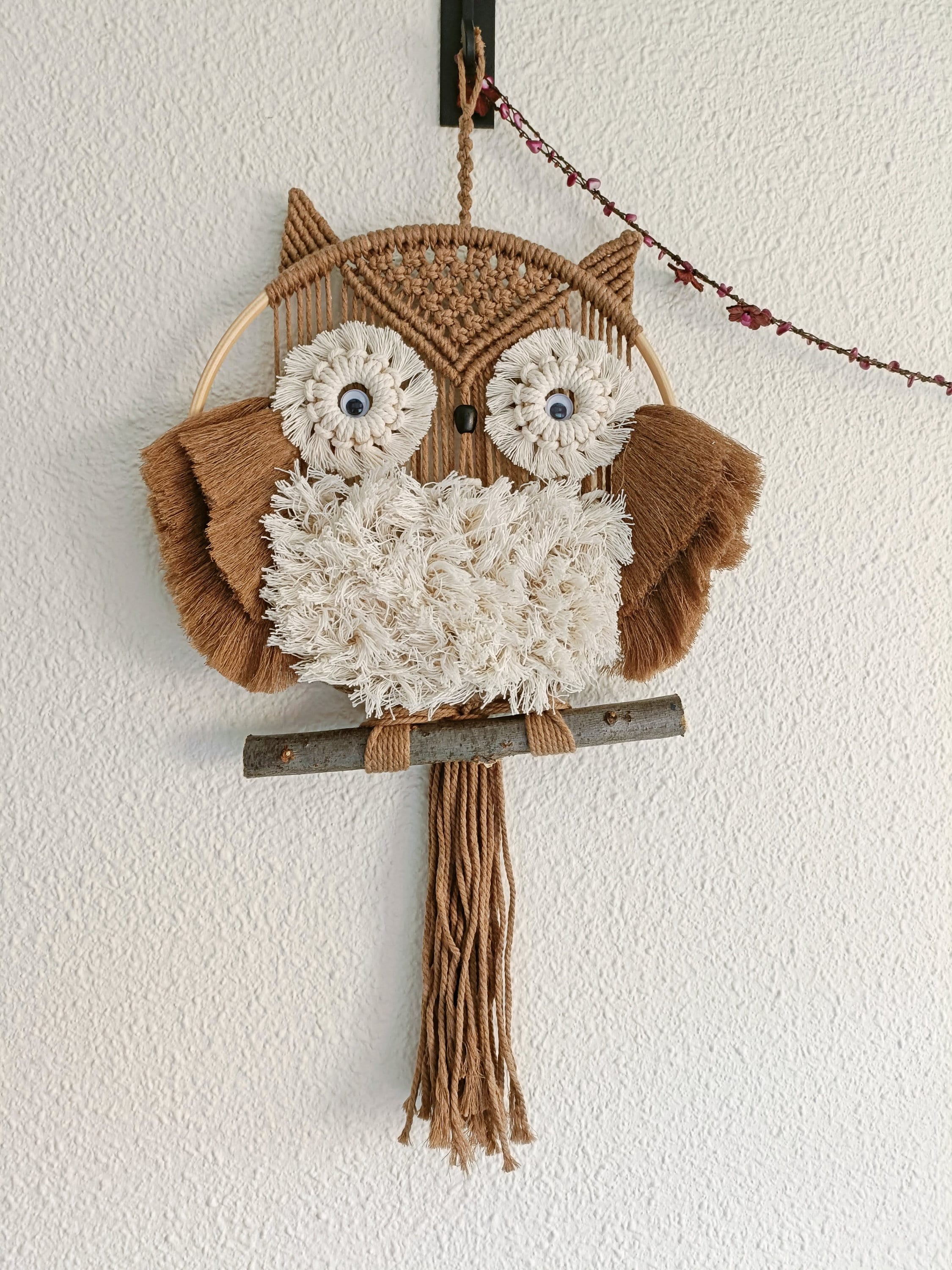 Wall Owl Macramé Owl Owl Wall Decor Macrame Wall Art Owl - Etsy