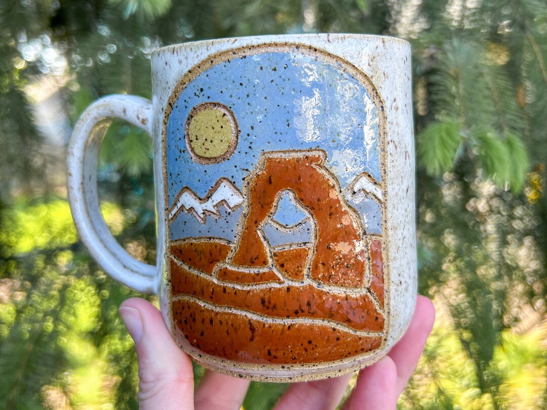Utah Delicate Arch Handmade Ceramic Mug | Moab Arches National Park ...