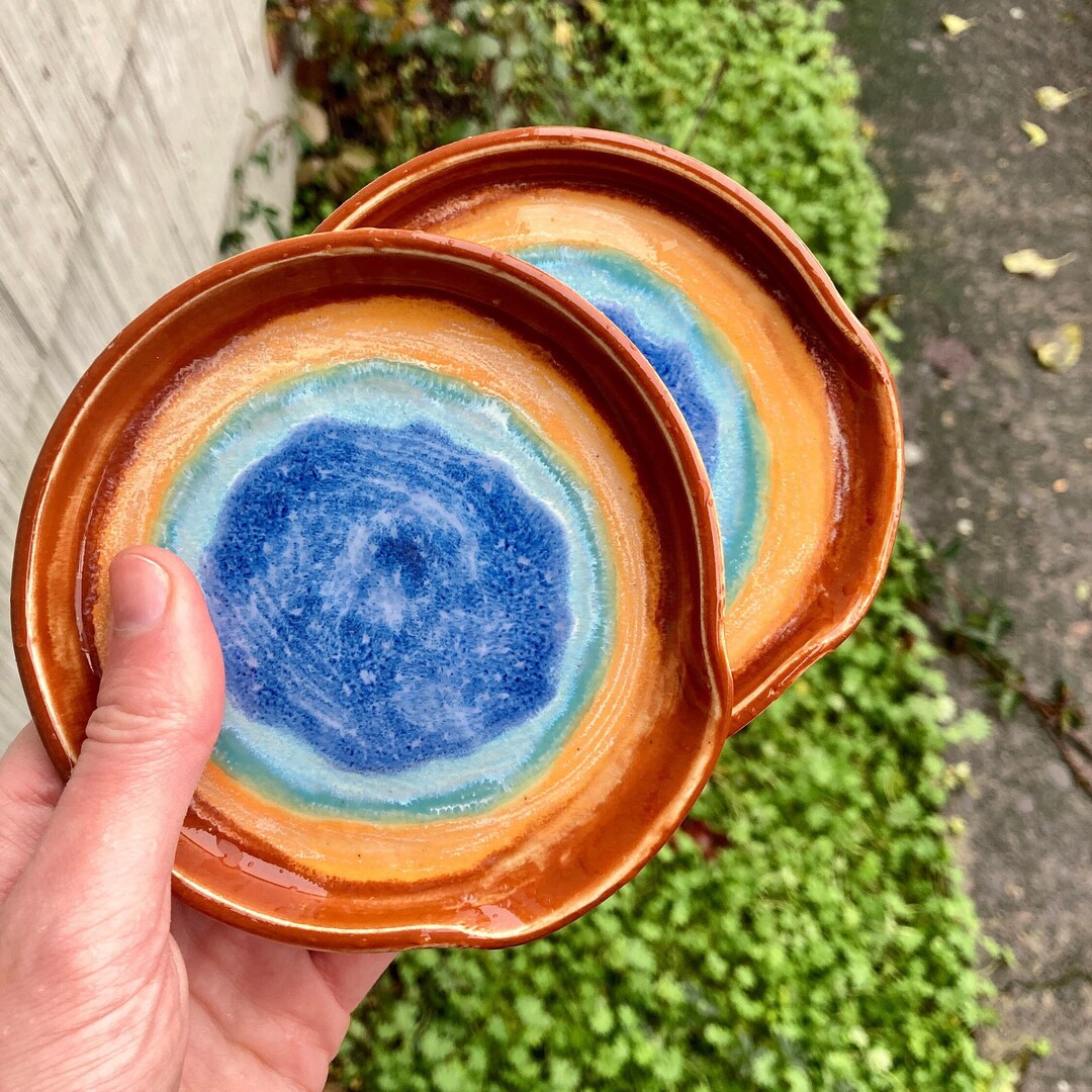 Grand Prismatic Spring Ceramic Pottery Spoon Rest Yellowstone National ...