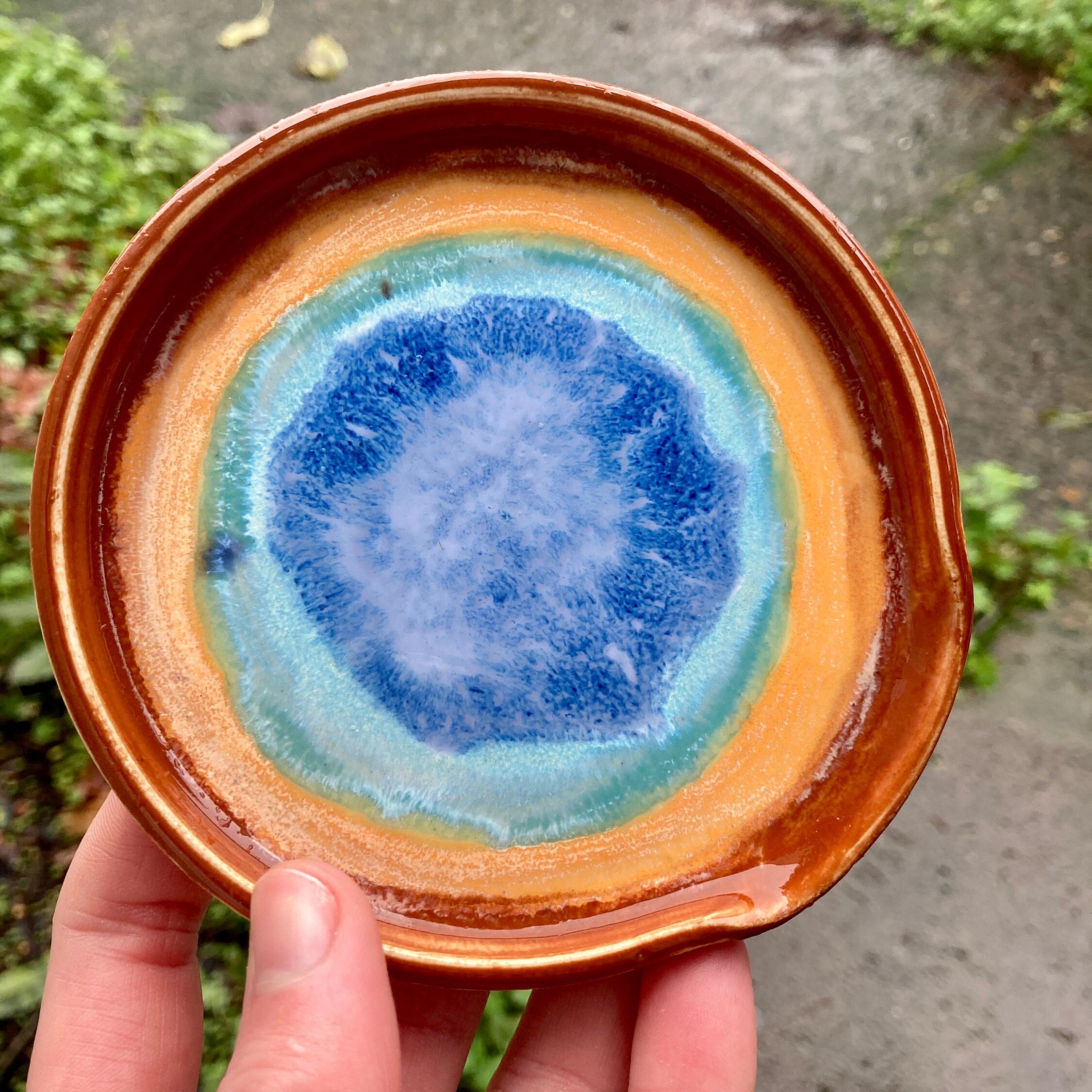 Grand Prismatic Spring Ceramic Pottery Spoon Rest Yellowstone National ...