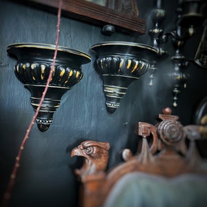 Beautiful Goth Wall Shelves, Gallery Wall Decor, Shelving Pair, Gothic ...