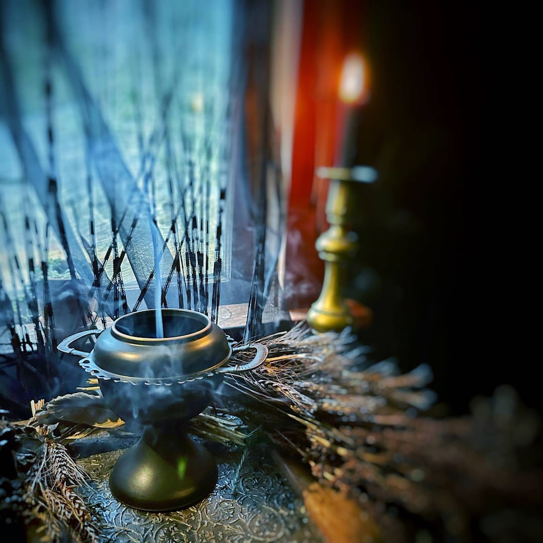 Gothic Cauldron Incense Pot Gothic Home Decor Incense - Etsy