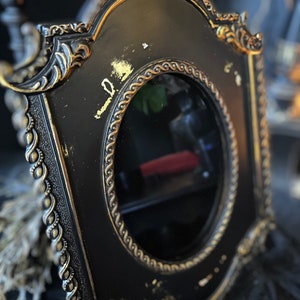 Vintage-style Frame, Oval Scrying Mirror, Dark Academia, Gothic Home ...