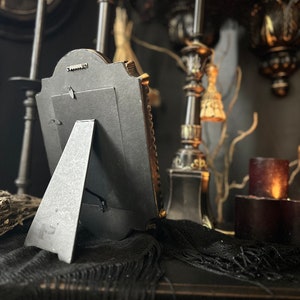 Vintage-style Frame, Oval Scrying Mirror, Dark Academia, Gothic Home ...