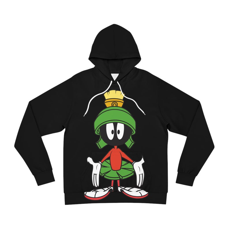 Marvin the Martian Looney Toons Fashion Hoodie Black - Etsy