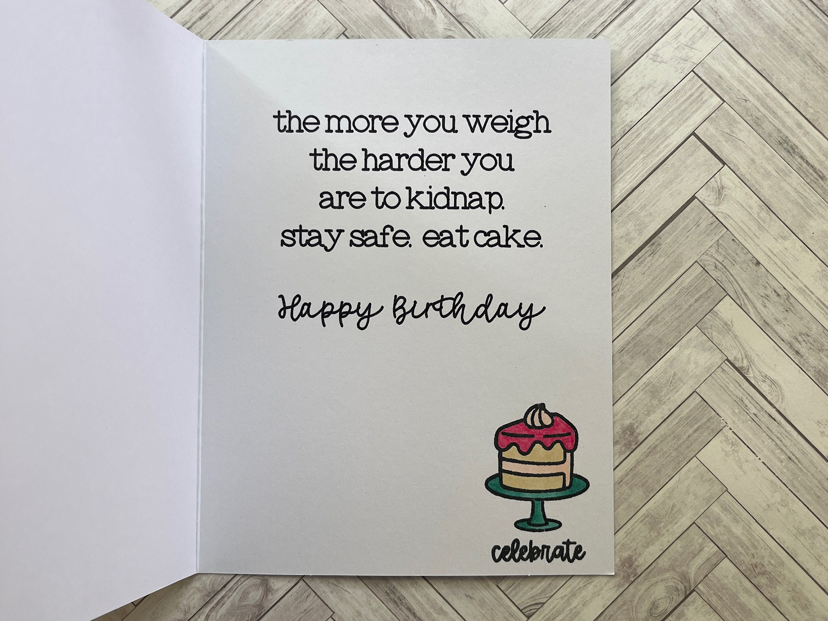 Handmade Funny Birthday Card, Sarcastic Card , Snarky Friend Card ...