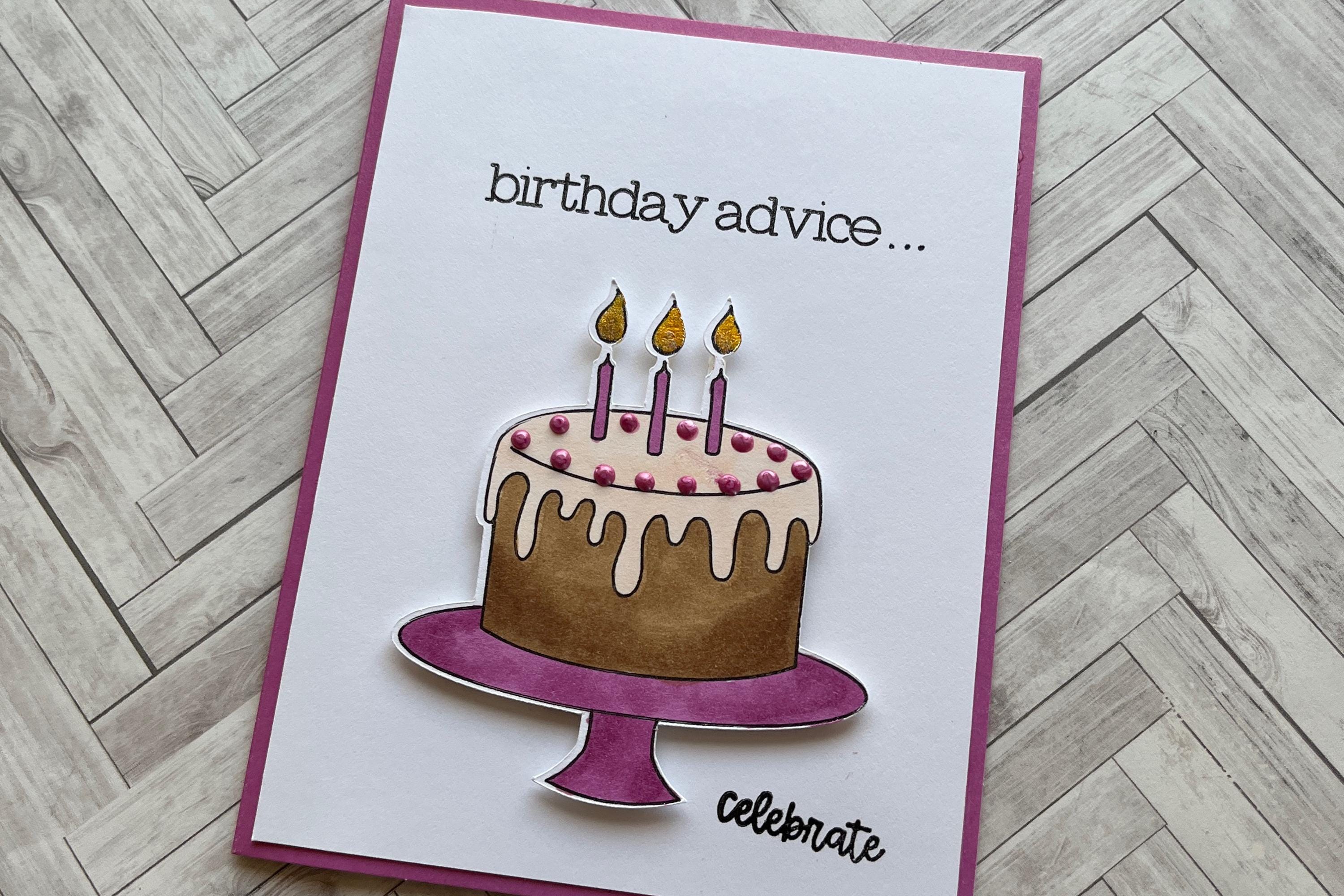 Handmade Funny Birthday Card, Sarcastic Card , Snarky Friend Card ...