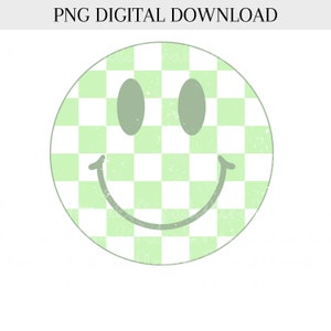Distressed Retro Checker Smiley Png, Retro Smiley Png, Checker Png ...