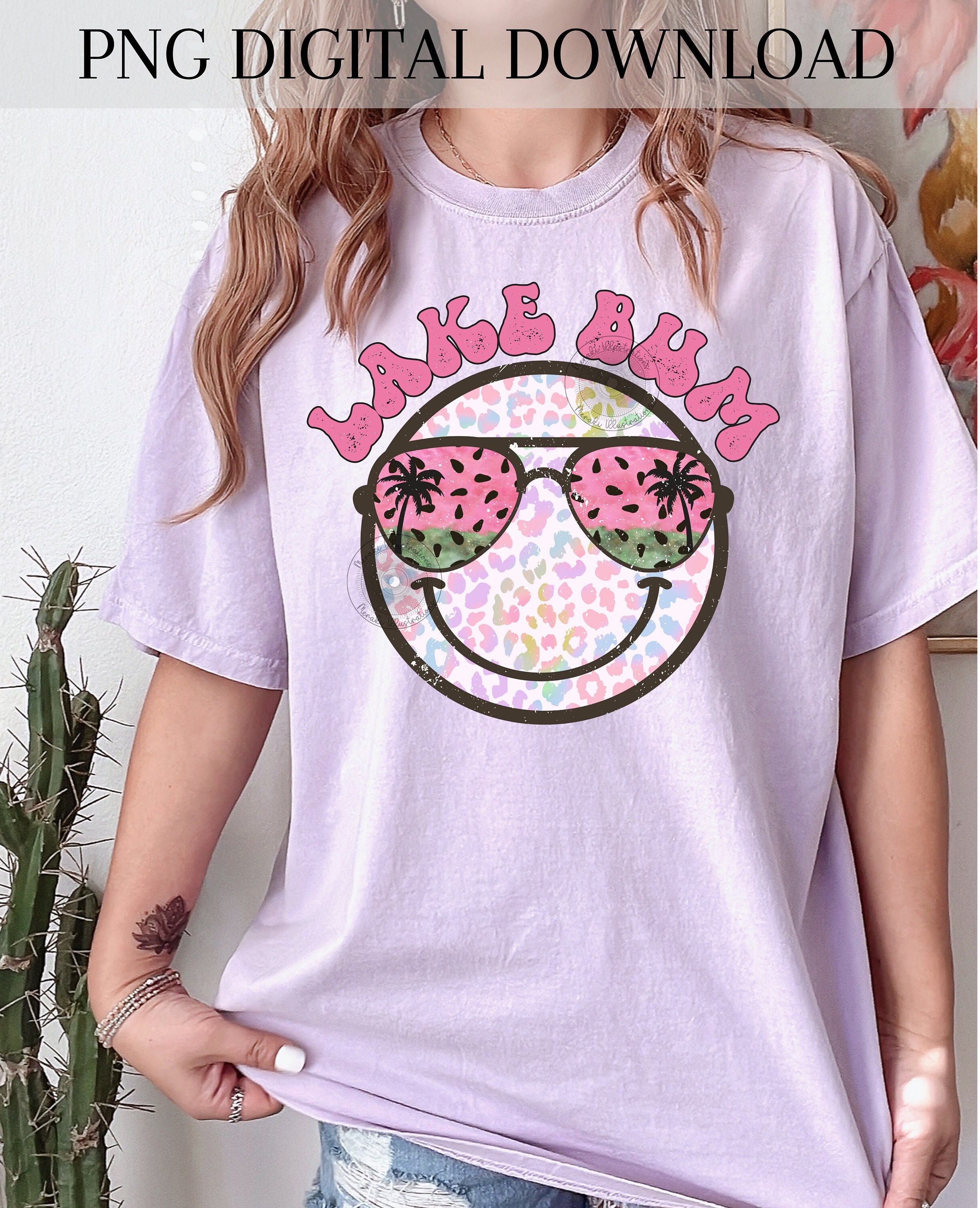 Distressed Summer Smiley Png, Lake Bum Png, Beach Bum Png, Sun Bum Png ...