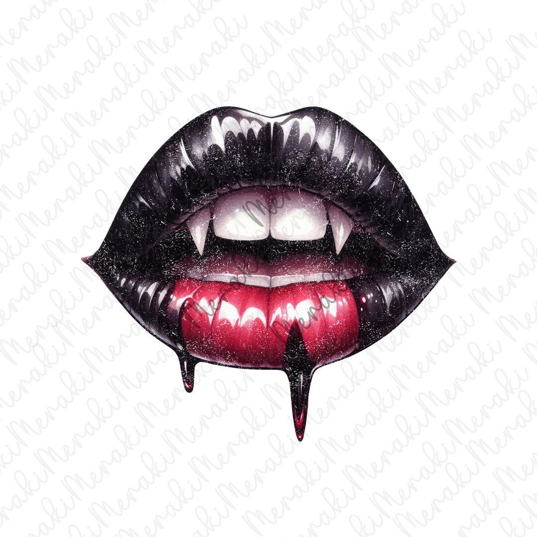 Gothic Lips Png, Gothic Valentine Png, Vampire Png, Lips Png, Love Png ...