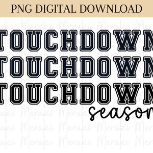 Touchdown Season Png, Touchdown Png, Football Png, Football Season Png ...