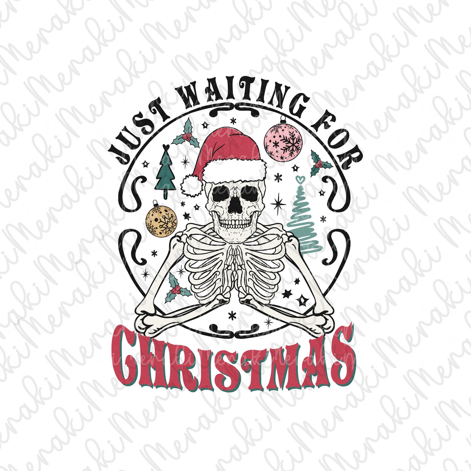 Sorta Merry, Sorta Scary Christmas Sublimation Bundle Design - Trendy ...