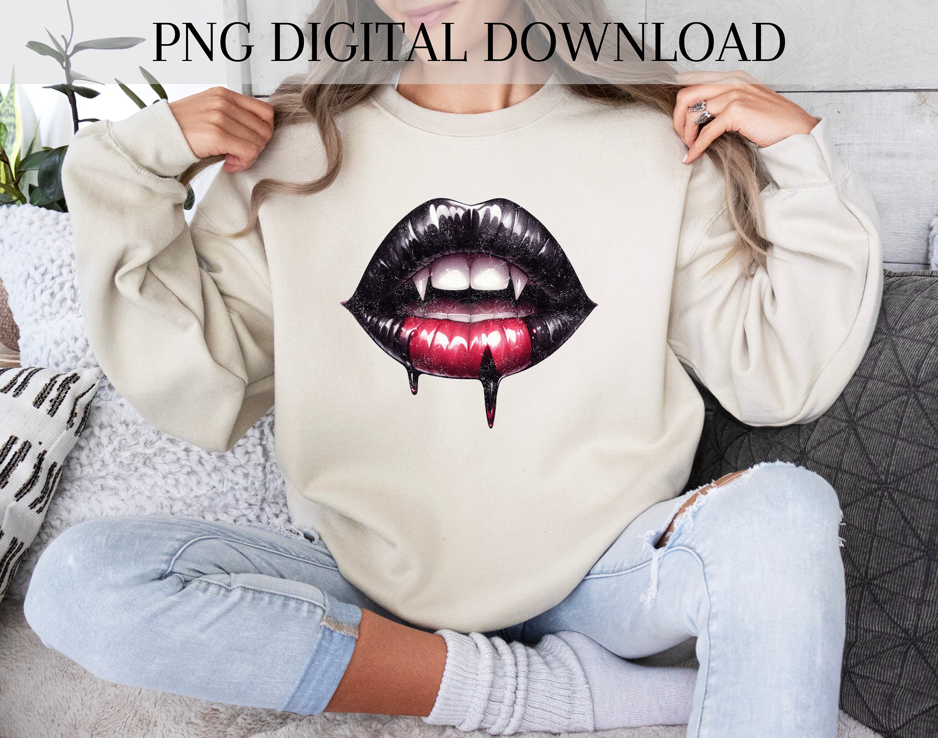 Gothic Lips Png, Gothic Valentine Png, Vampire Png, Lips Png, Love Png ...
