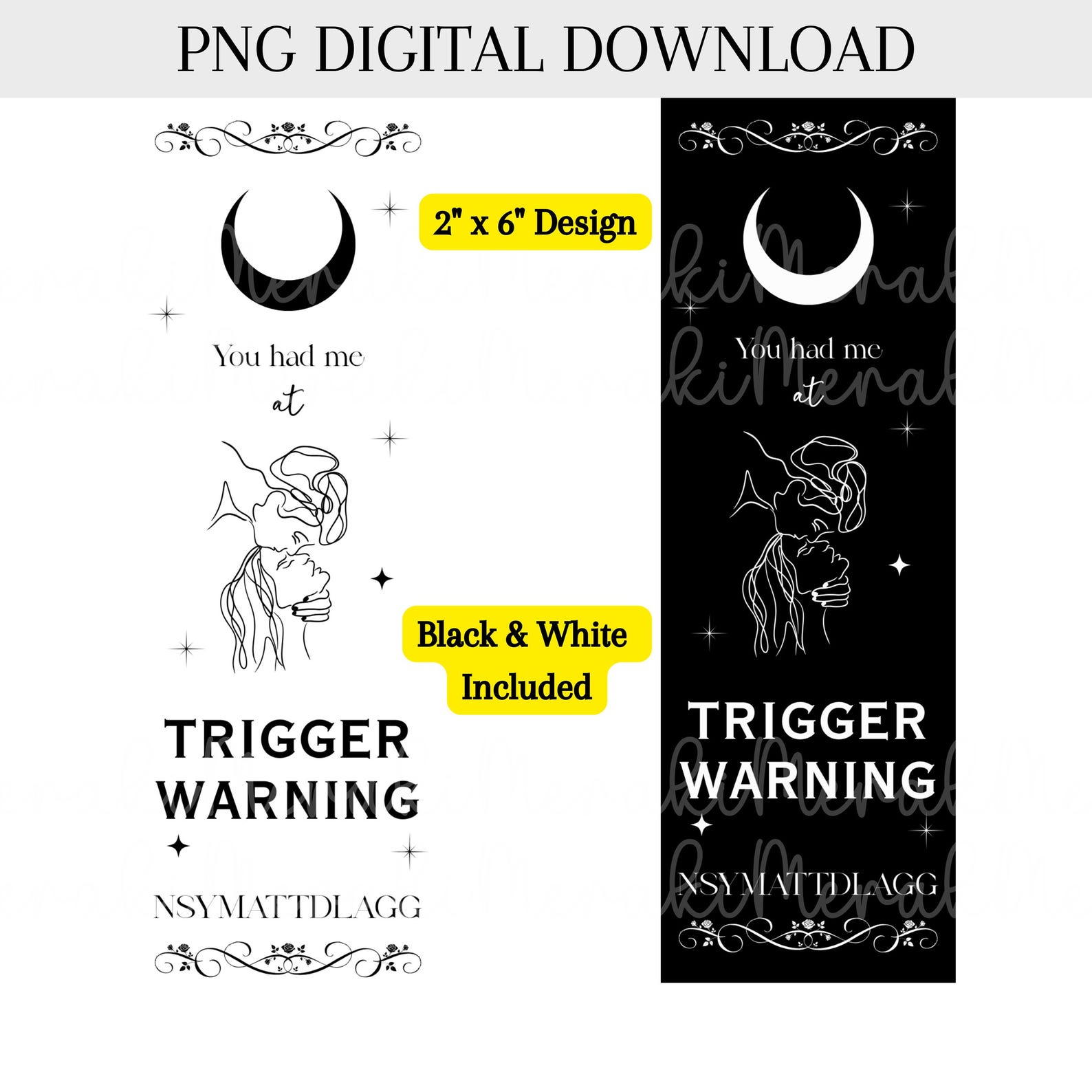 Printable Bookmarks PNG Dark Romance, Bookish Bookmark Spicy Dark ...