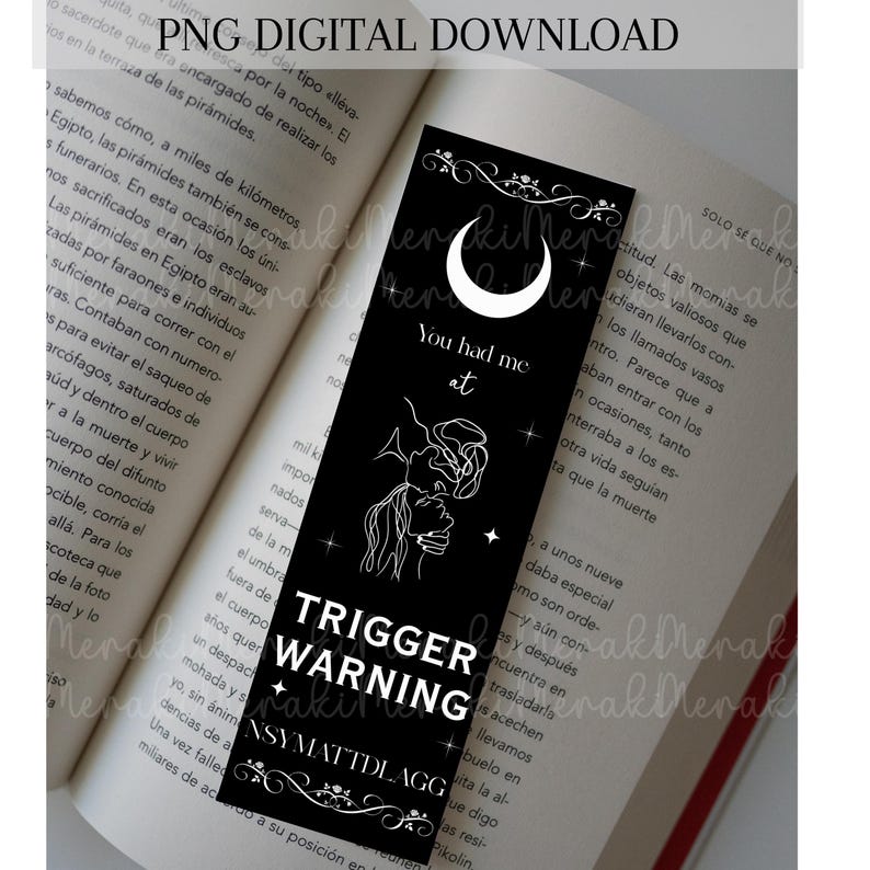 Printable Bookmarks PNG Dark Romance, Bookish Bookmark Spicy Dark Romance, Smut Bookmark ...