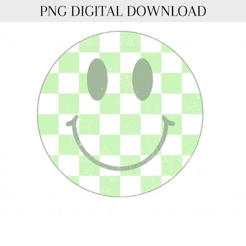 Distressed Retro Checker Smiley Png, Retro Smiley Png, Checker Png ...