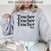 Teacher Vibes Png Retro Teacher Png Back to School Png - Etsy