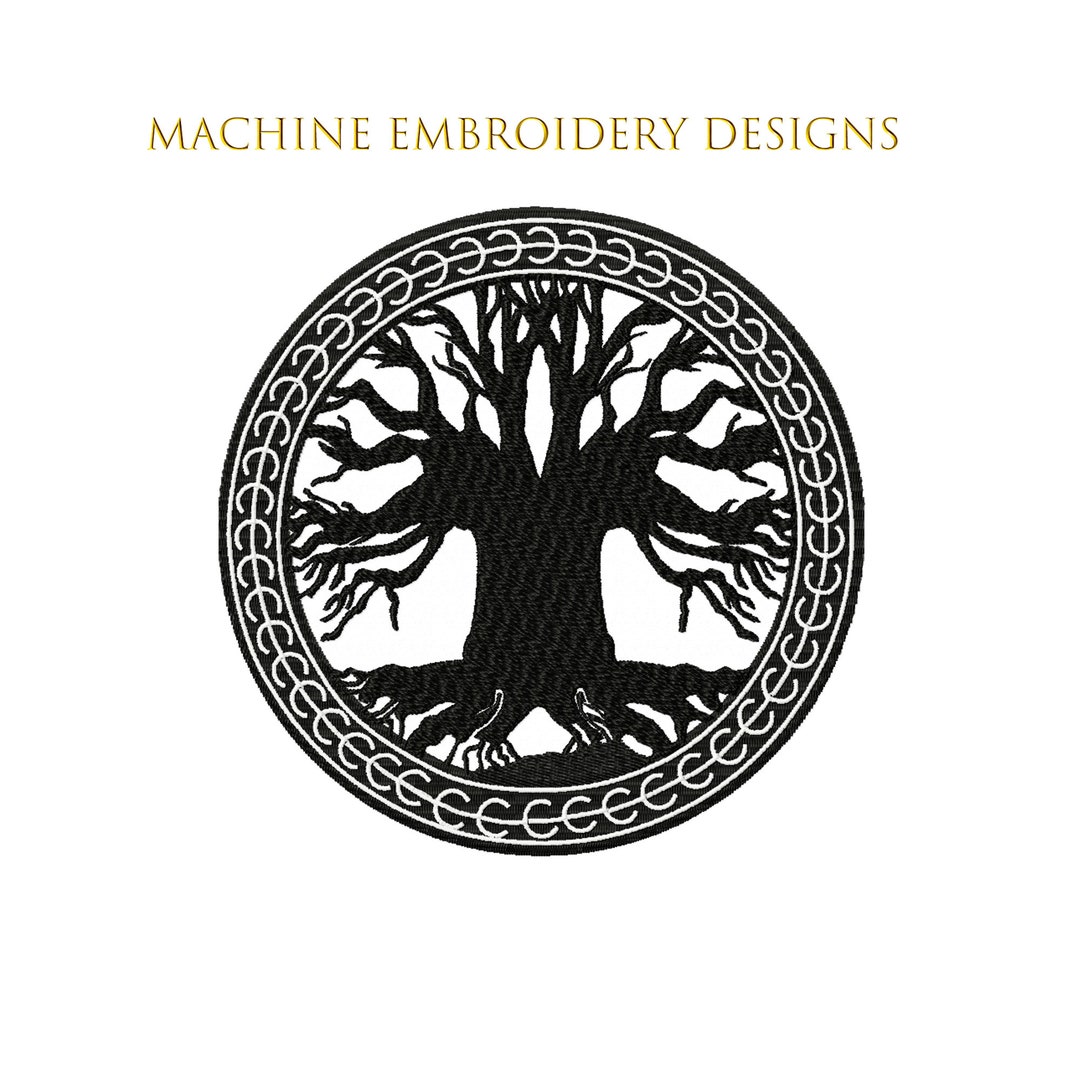 Infinity Tree Embroidery,embroidery Pattern,tree Embroidery,machine ...