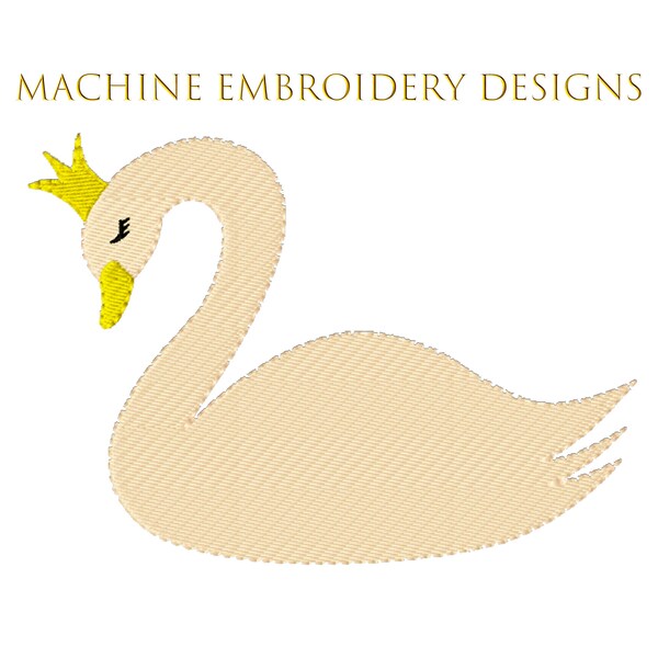 Swan Embroidery - Etsy