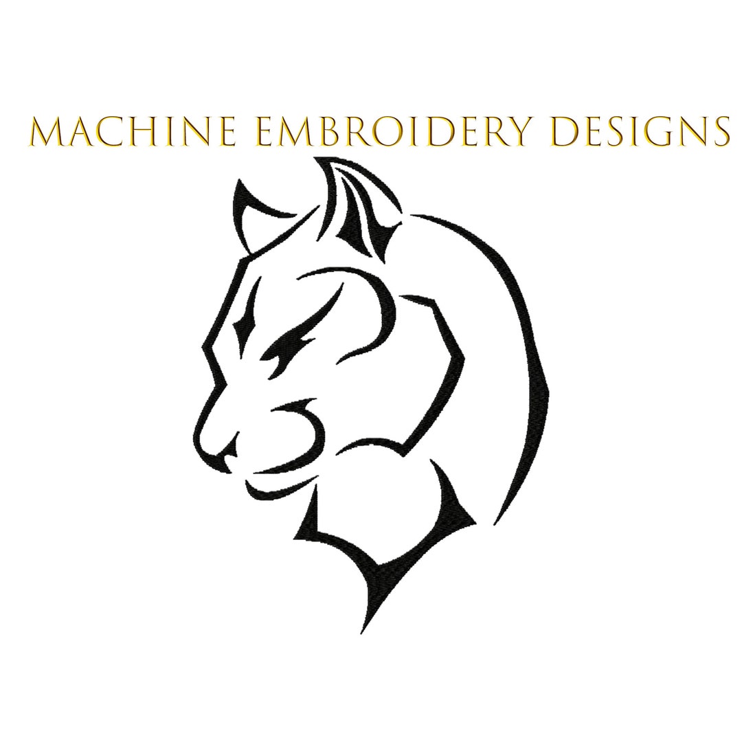 Panther Machine Embroidery Design,wild Animal Embroidery, Machine ...