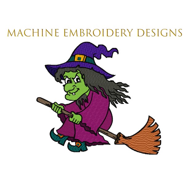 Witch Embroidery - Etsy