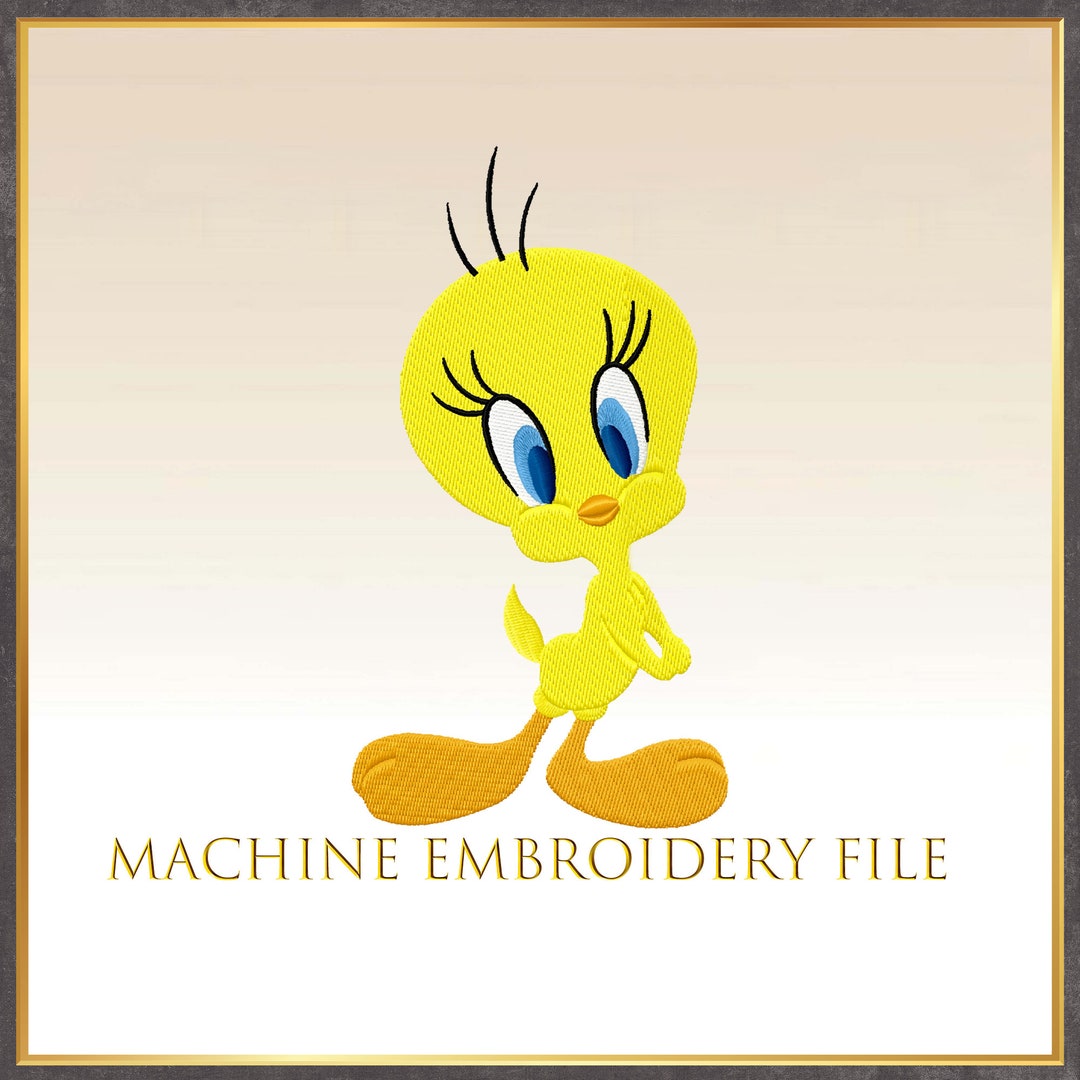 Tweety Embroidery Designs,pes Embroidery Designs, Embroidery Gift ...