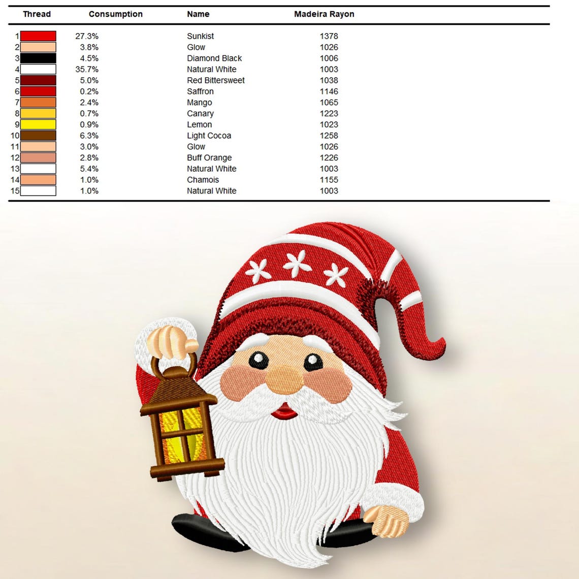 Santa Embroidery Design - Etsy