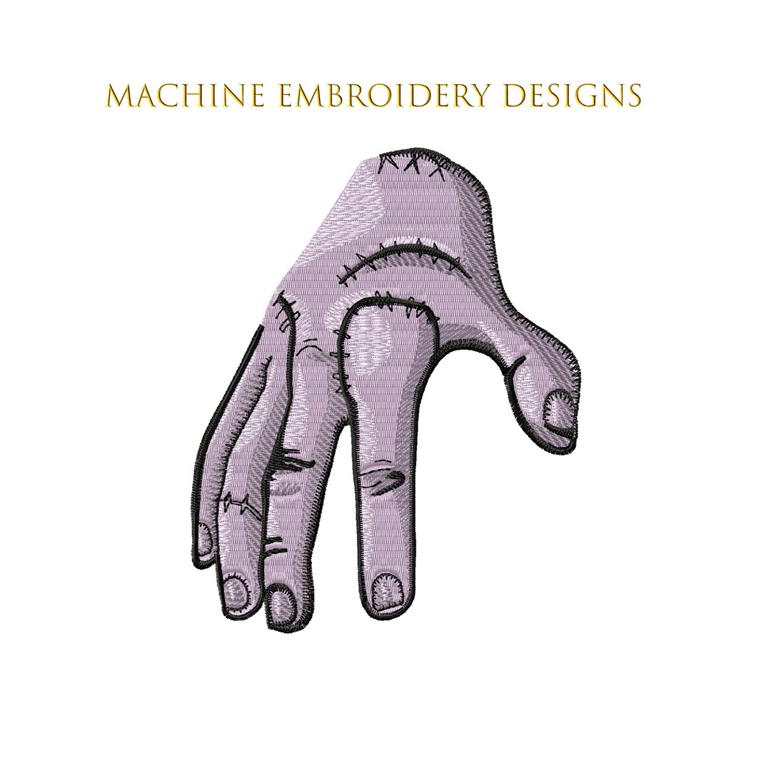 Wednesday Embroidery Designs Thing Embroidery Desgin Addams - Etsy UK