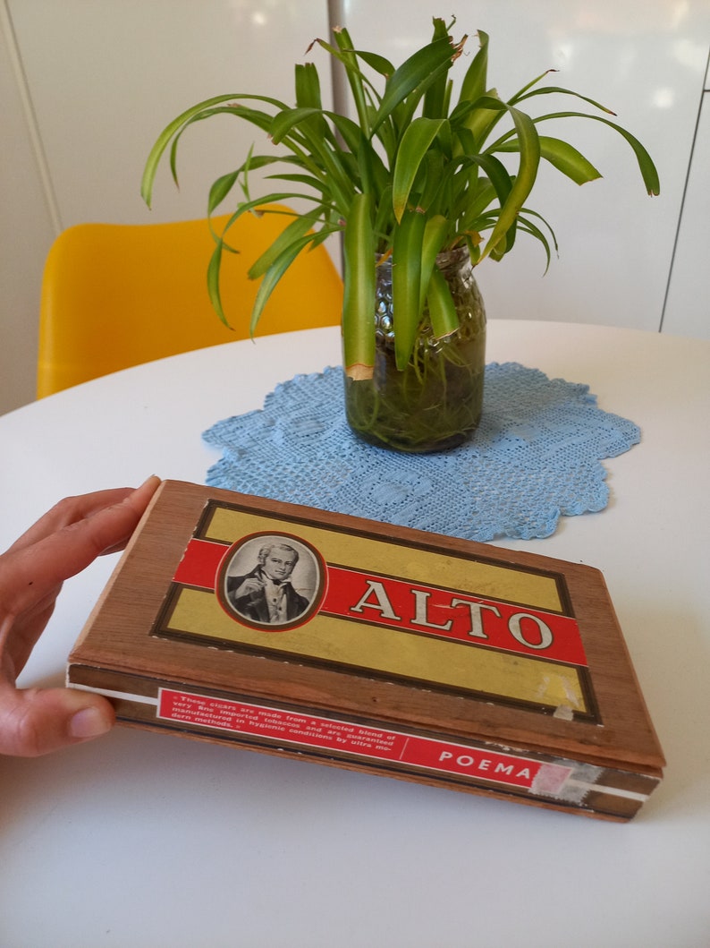 Vintage Cigar Box Vintage Cigar Cases ALTO CIGARS belgium - Etsy